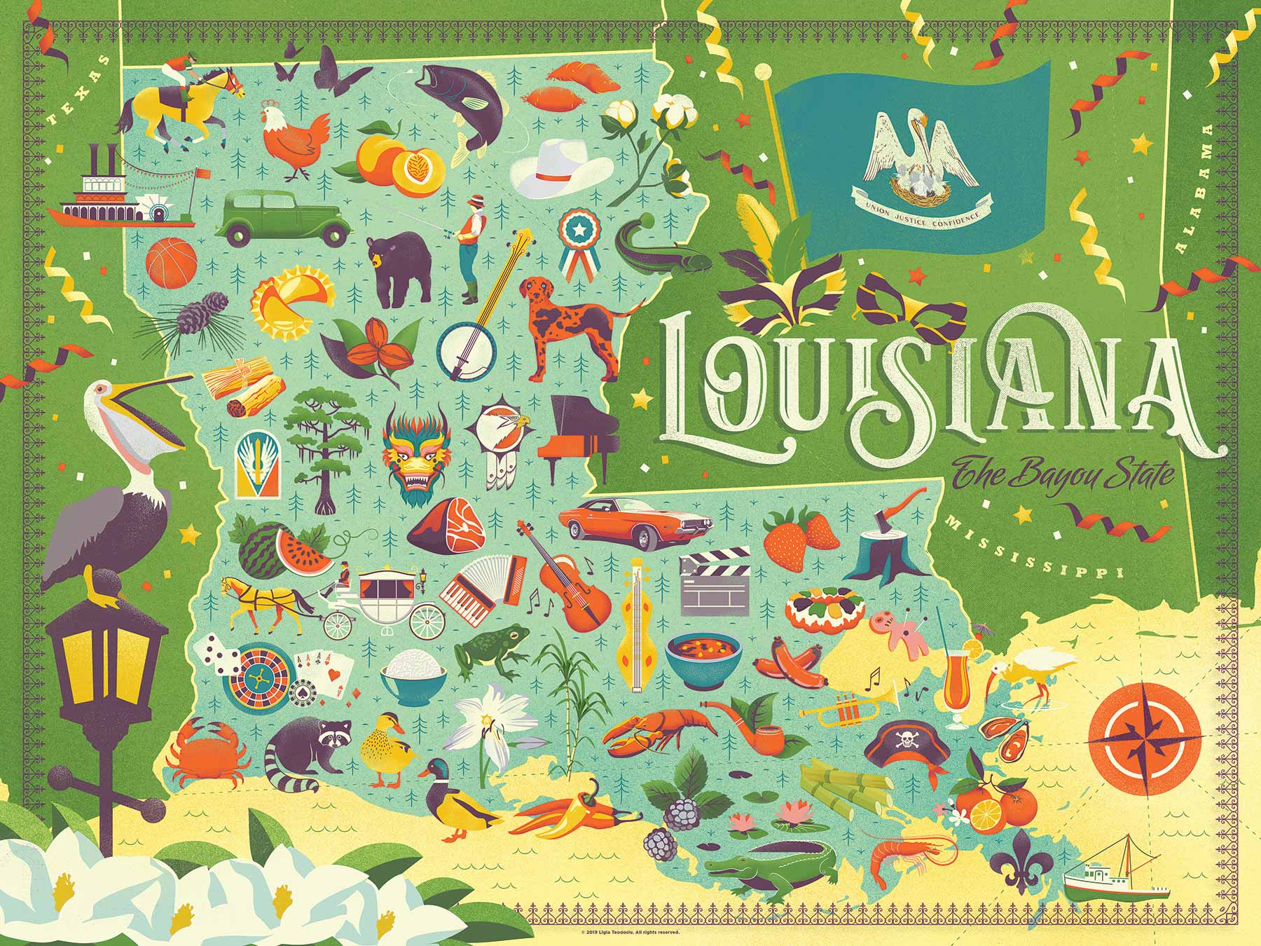 Louisiana – True South Puzzle Company