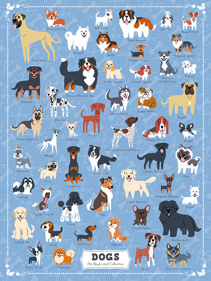 Illustrated Dogs - NEW Packaging! – True South Puzzle Company