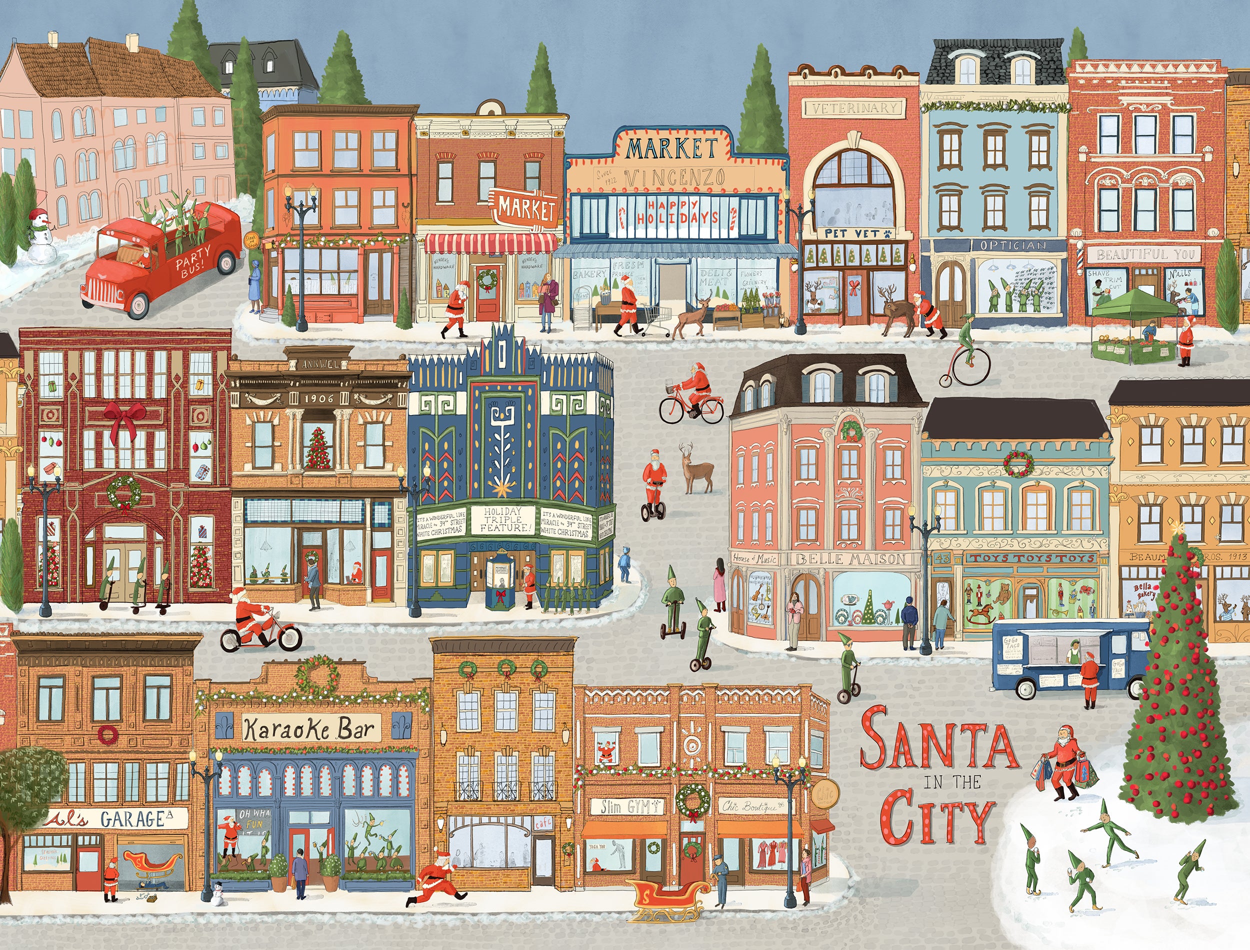 Santa in the City – True South Puzzle Company