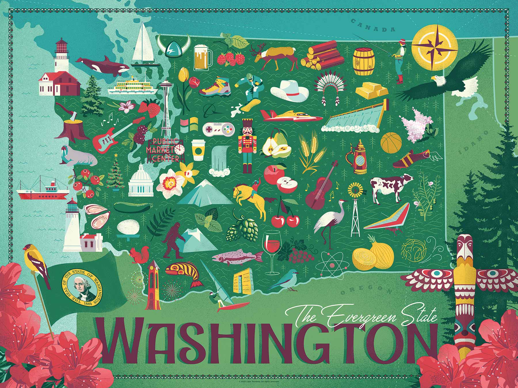 Washington State – True South Puzzle Company